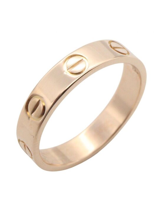 Cartier | Jewelry | Cartier Ring Mini Love 8k Pink Gold | Poshmark